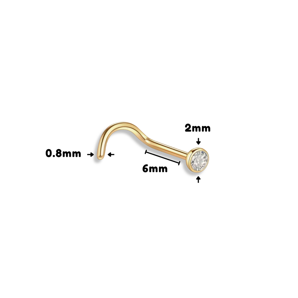 Titanium Nose Piercing – Anura Jewellery