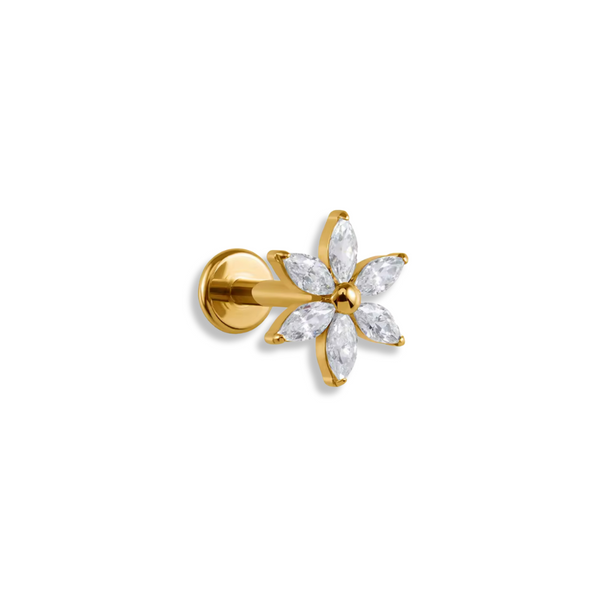 Titanium Flower Piercing – Anura Jewellery